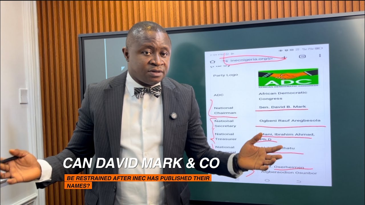 ADC: Court Restrains INEC from Recognizing David Mark & Rauf: Let’s ...