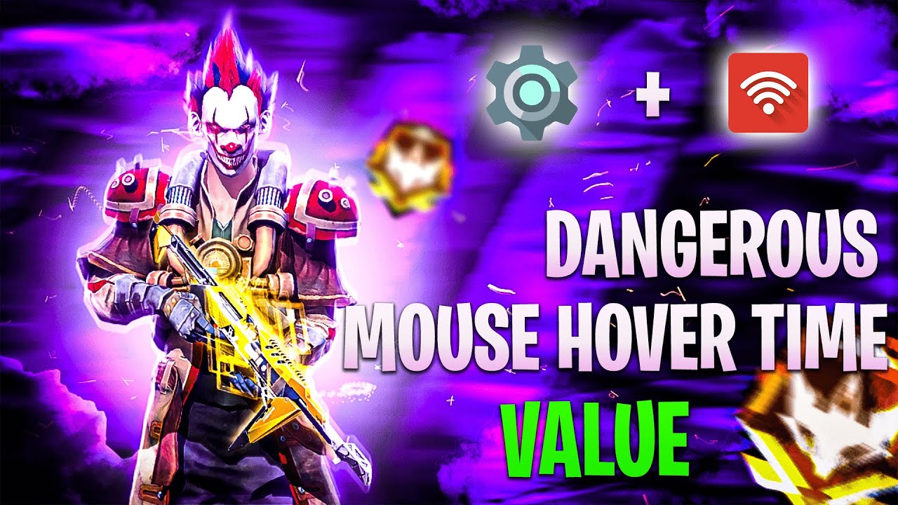 FREE FIRE MOUSE HOVER TIME VALUE 💥 FOR HEASHOTS🔴 ONLY HACKER LIKE ...