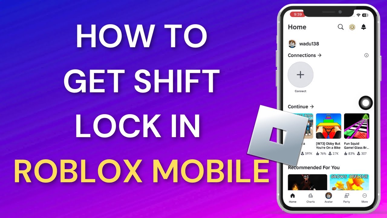 How To Get Shift Lock On Roblox Mobile | Use Shift Lock On Roblox ...