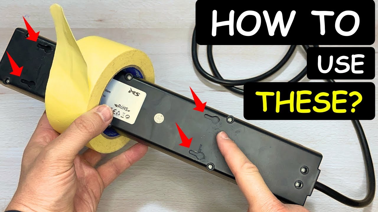 This ONE Trick Makes Power Strip Installation a BREEZE - YouTube