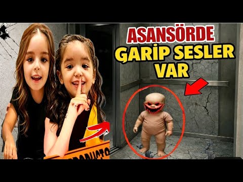 ASANSÖRDEN  SESLER DUYDUK‼️İÇERDE BİRİ VAR ESİLA MENESA 