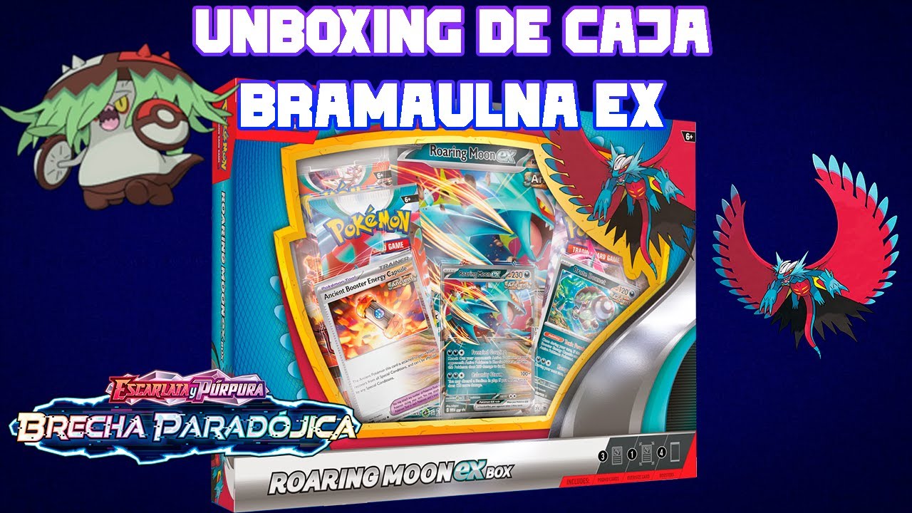 Unboxing de Caja Bramaluna EX (Roarning Moon) de Brecha Paradojica ...