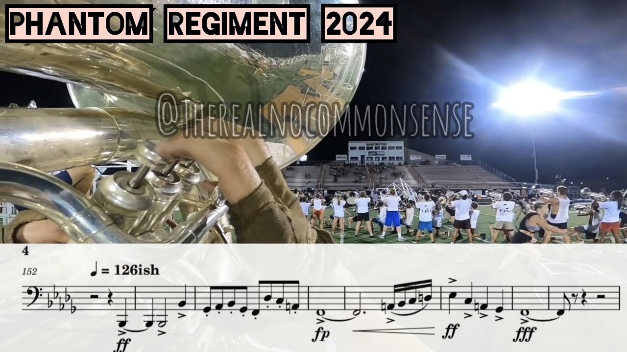 Phantom Regiment 2024 Contra Transcription - YouTube
