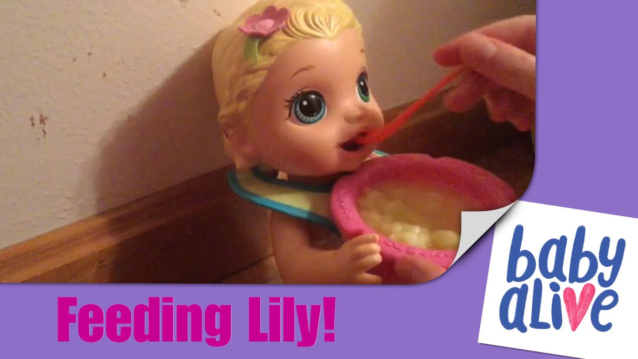 Feeding Lily Pineapple Food (Featuring Doc) - YouTube
