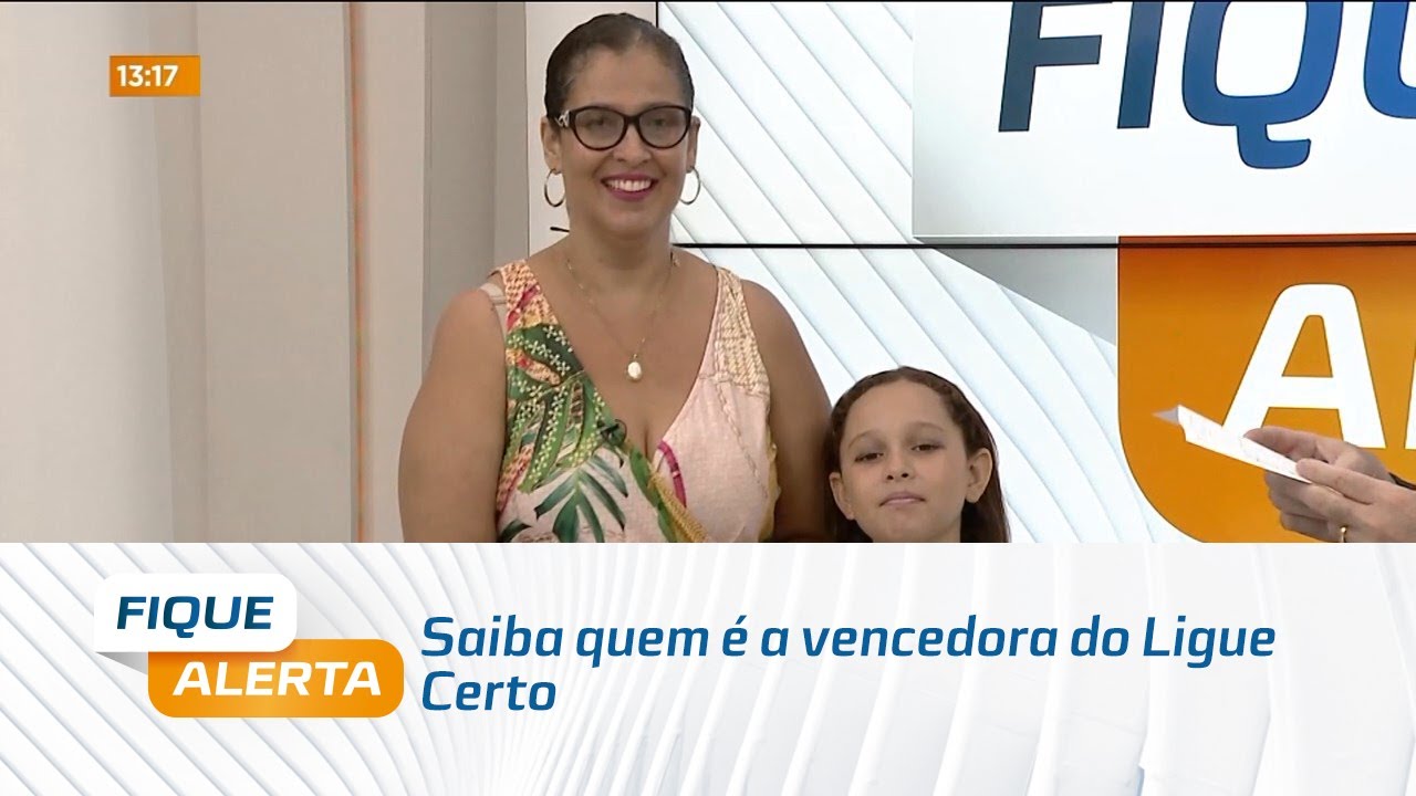 Saiba quem é a vencedora do Ligue Certo. - YouTube
