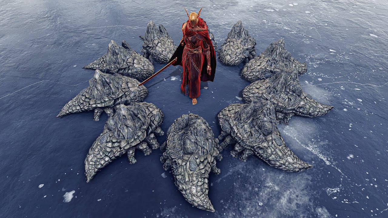 10 Rock Lizards VS Bosses - Elden Ring - YouTube