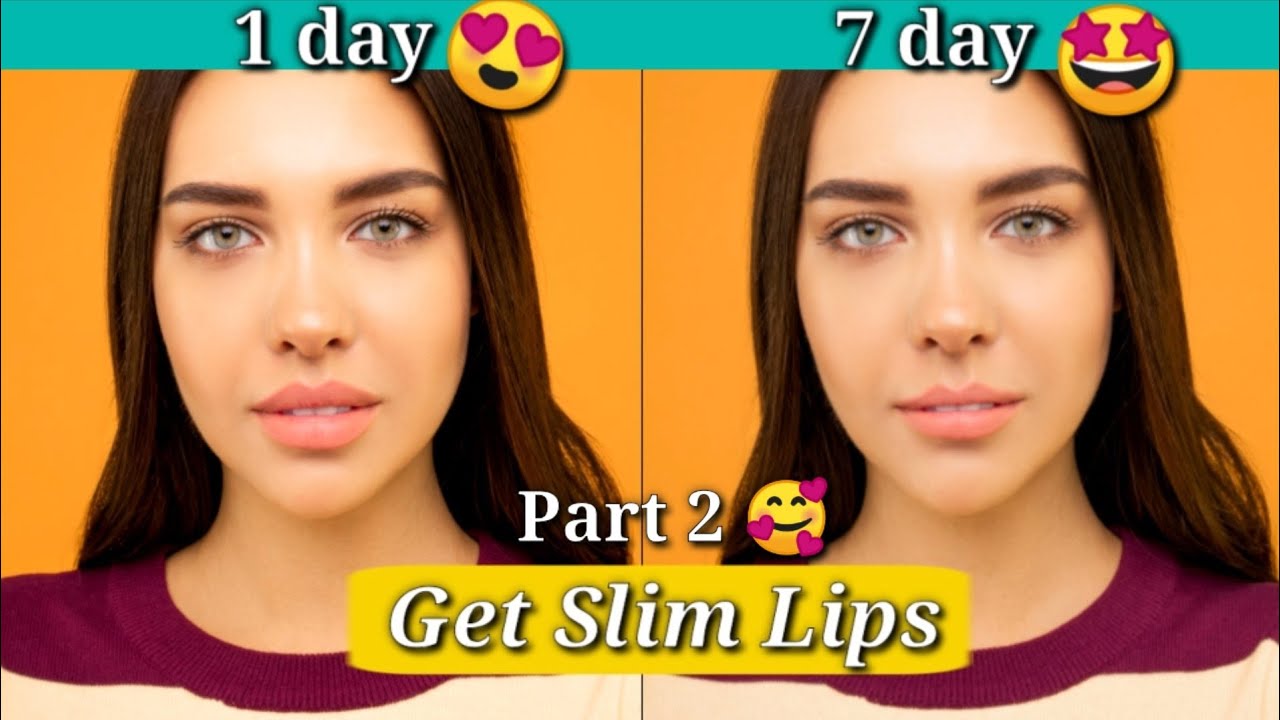 3 Exercise to get Slim Lips Naturally in 7 days - YouTube