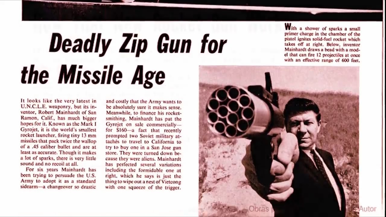 GYROJET - The Spinning Rocket Bullet - YouTube