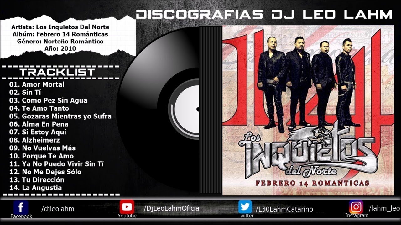 Los Inquietos Del Norte - Albúm: Febrero 14 Románticas(2010) | CD ...