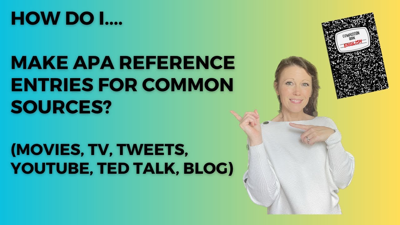 How do I cite movies, TV shows, blogs, tweets, Instagram, etc in APA ...