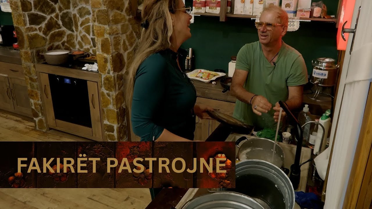 Erandi dhe Big Mama pastrojnë kuzhinën në fermë | Ferma Vip - YouTube