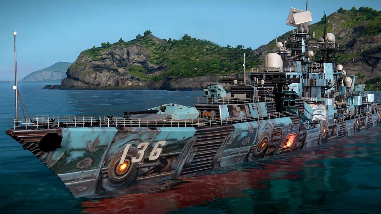 Modern Warships: Cn Type 956E Hangzhou Destroyer In Action Online ...