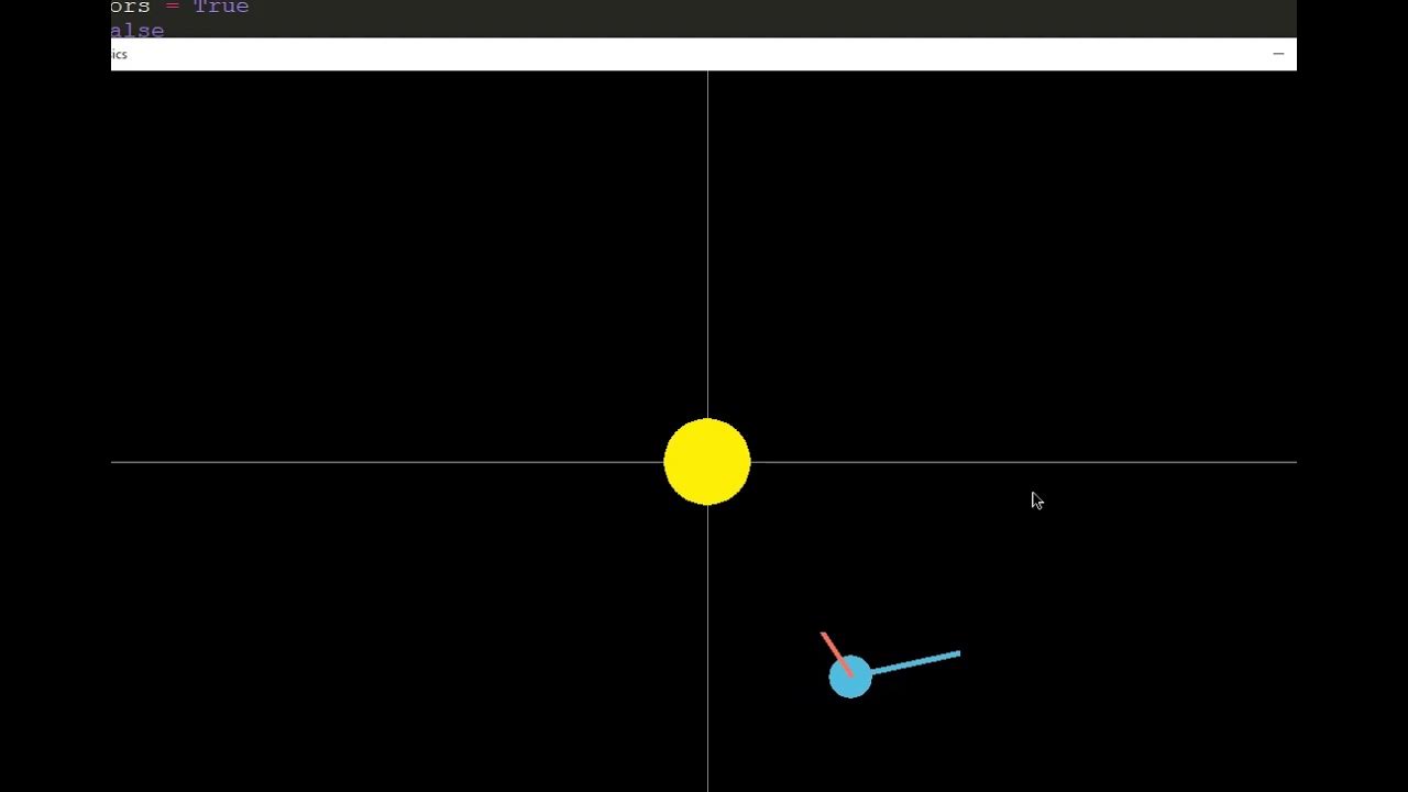 Simple Pygame Physics Simulator (Gravity) - YouTube