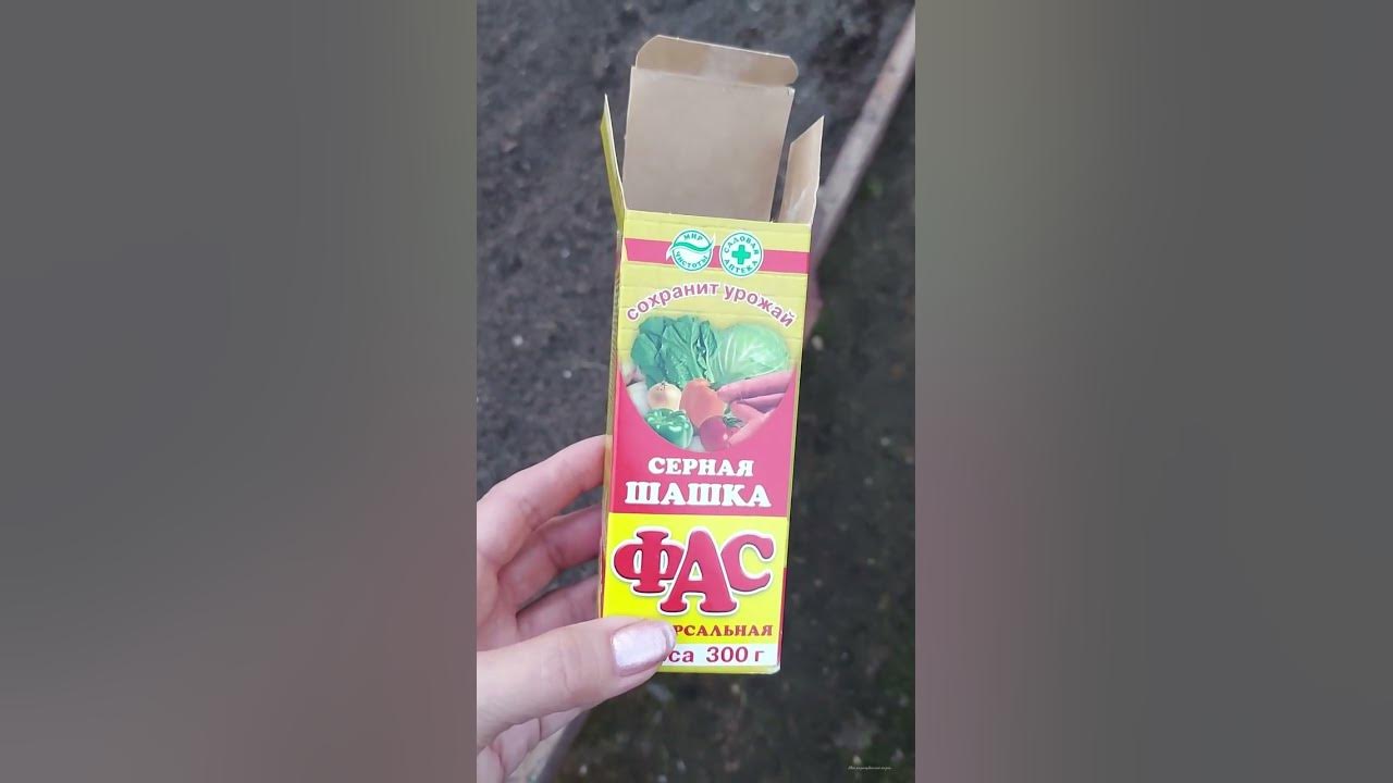 Серная шашка, применение в теплице - YouTube