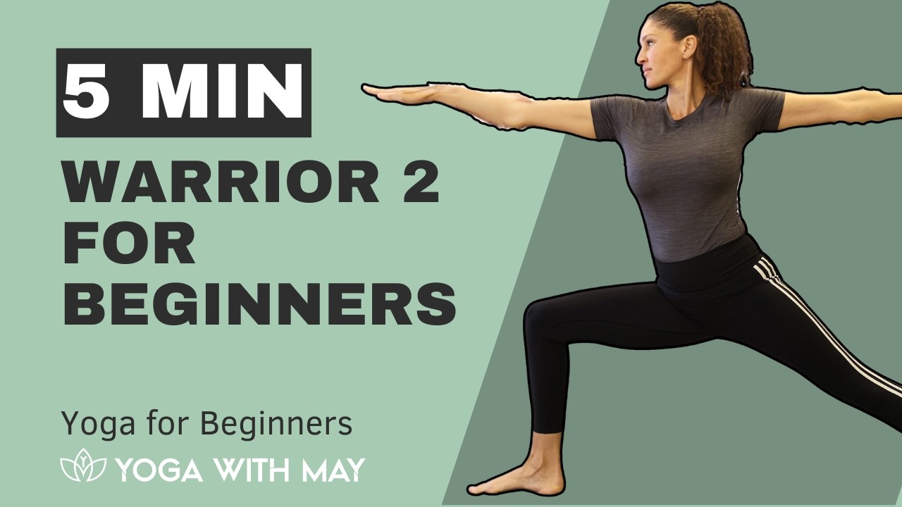 How to do Warrior 2 Yoga Pose - Yoga for beginners - YouTube