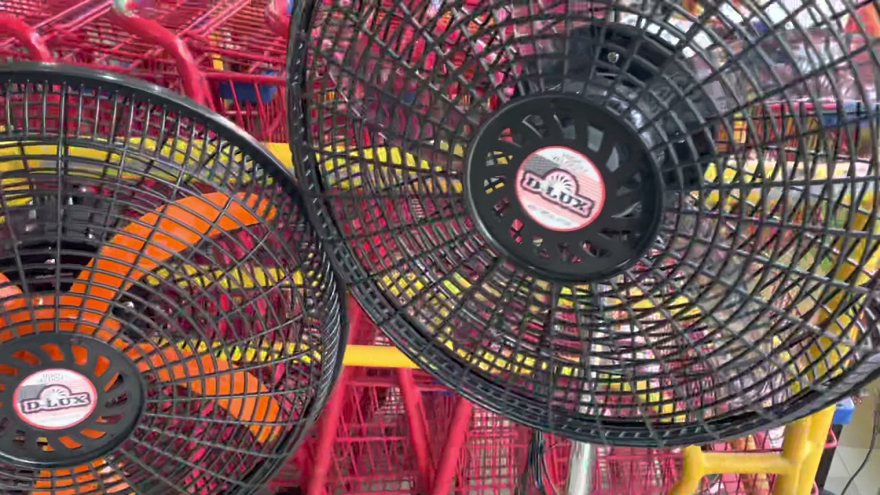 Portable Fans For Sale At A Supermarket - YouTube