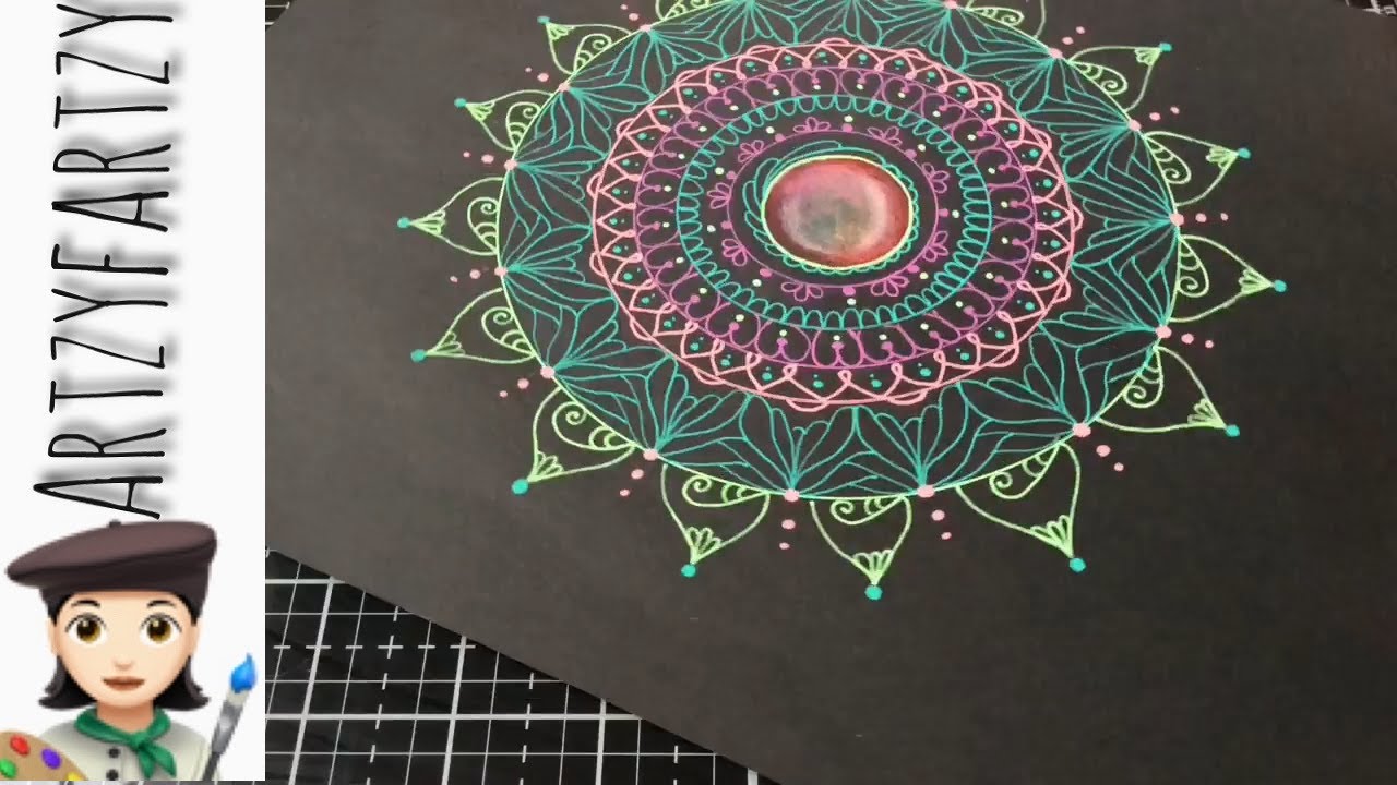 Mandala Art Tutorial | Simple Mandala for beginners - YouTube