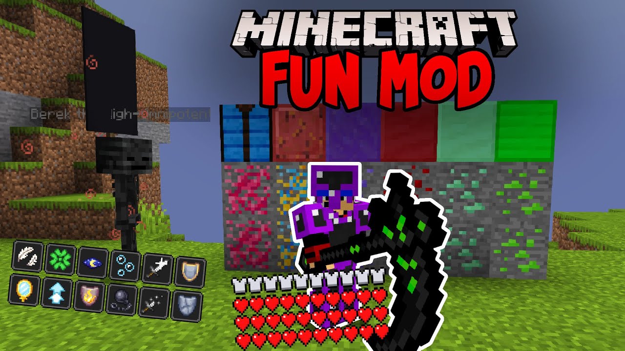 Tutorial del Fun Mod (Fun Items Mod) | Review Fun Mod - YouTube