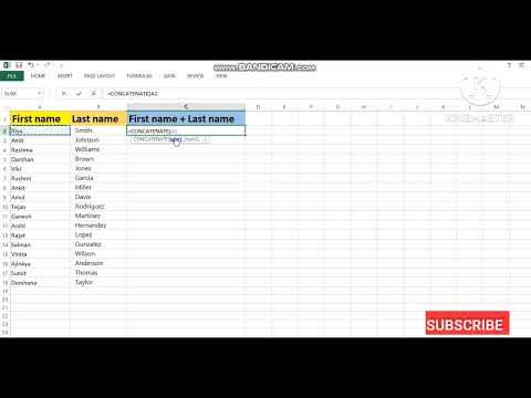 learn concatenate function in 59 second in Excel | how to use concatenate in Excel - YouTube