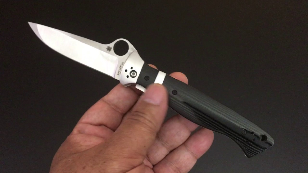Spyderco Vallotton Sub-Hilt! The Knife of the Day! - YouTube