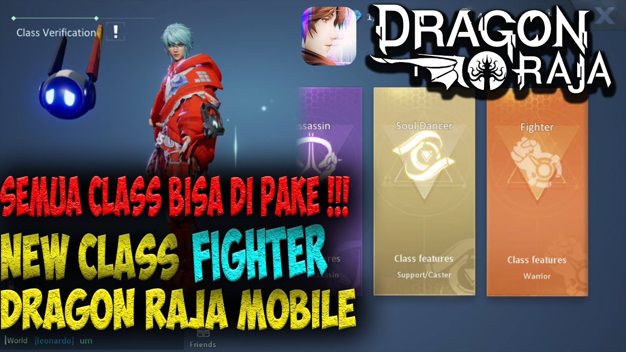 NEW CLASS FIGHTER !!! DRAGON RAJA MOBILE - YouTube