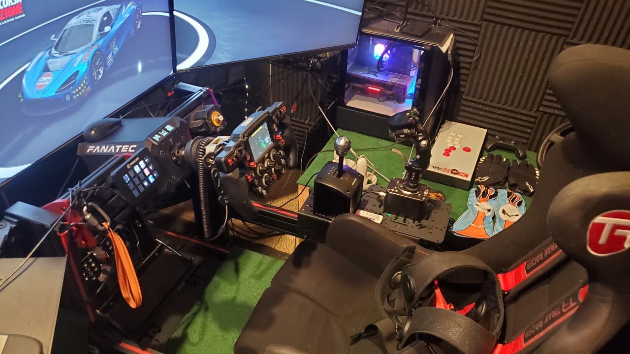 MAD-FOOT Sim Racing Gaming Rig 2025 with all our goodies! - YouTube