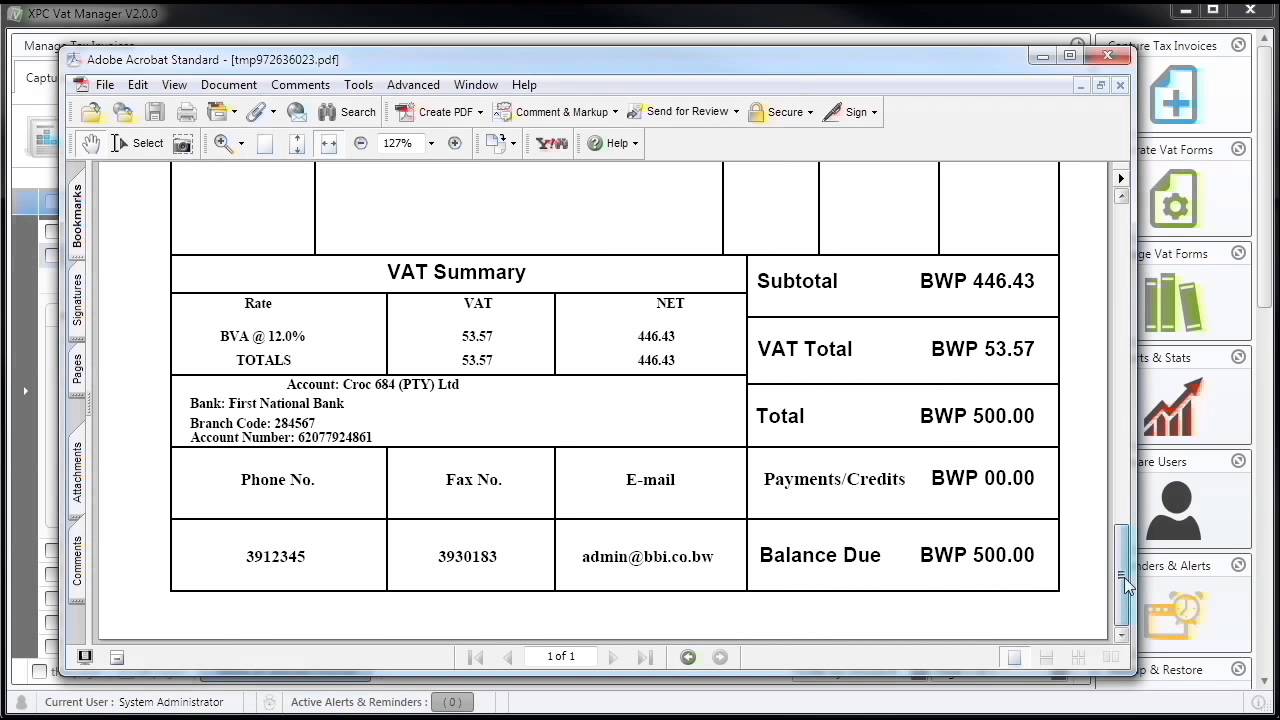 Botswana Paperless Vat Manager - YouTube