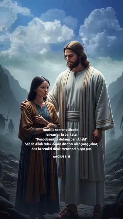 Yakobus 1:13 . Apabila seorang dicobai, janganlah ia berkata: ”Pencobaan ini datang dari Allah ...
