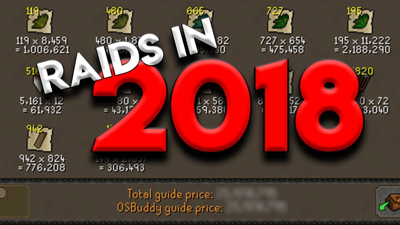 How Much Can You Make From Raids in 2018? [CoX] - YouTube