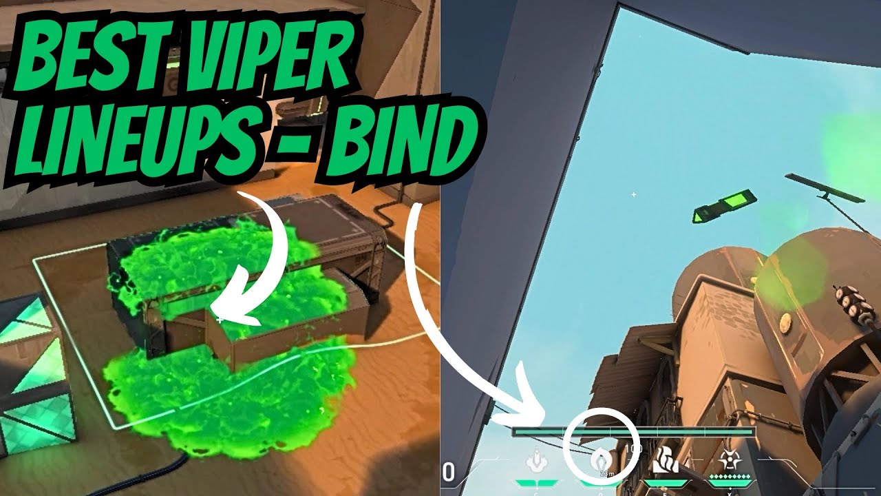 BEST Viper Lineups for BIND - 2025 (50+ Lineups) - YouTube