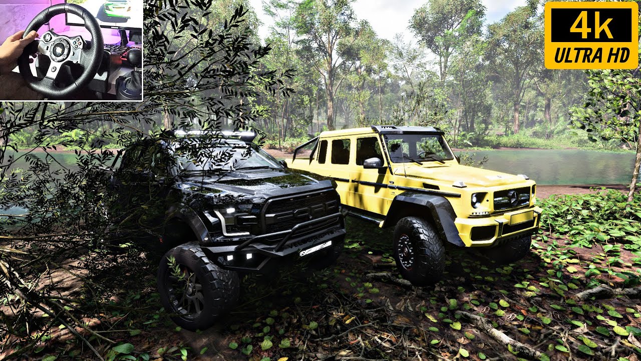 Mercedes G 63 6X6 & Velociraptor 6X6 ( Sreering wheel + Shifter ...
