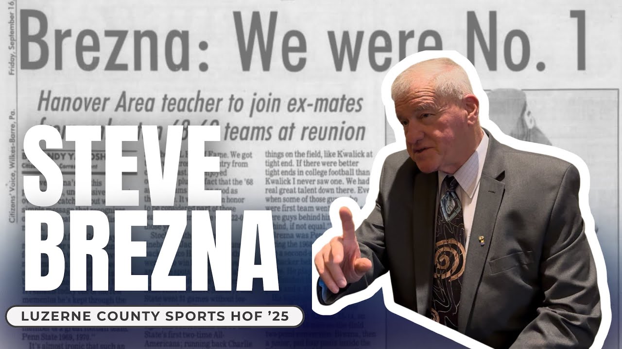 Steve Brezna Interview: Luzerne County Sports Hall of Fame (2025) - YouTube