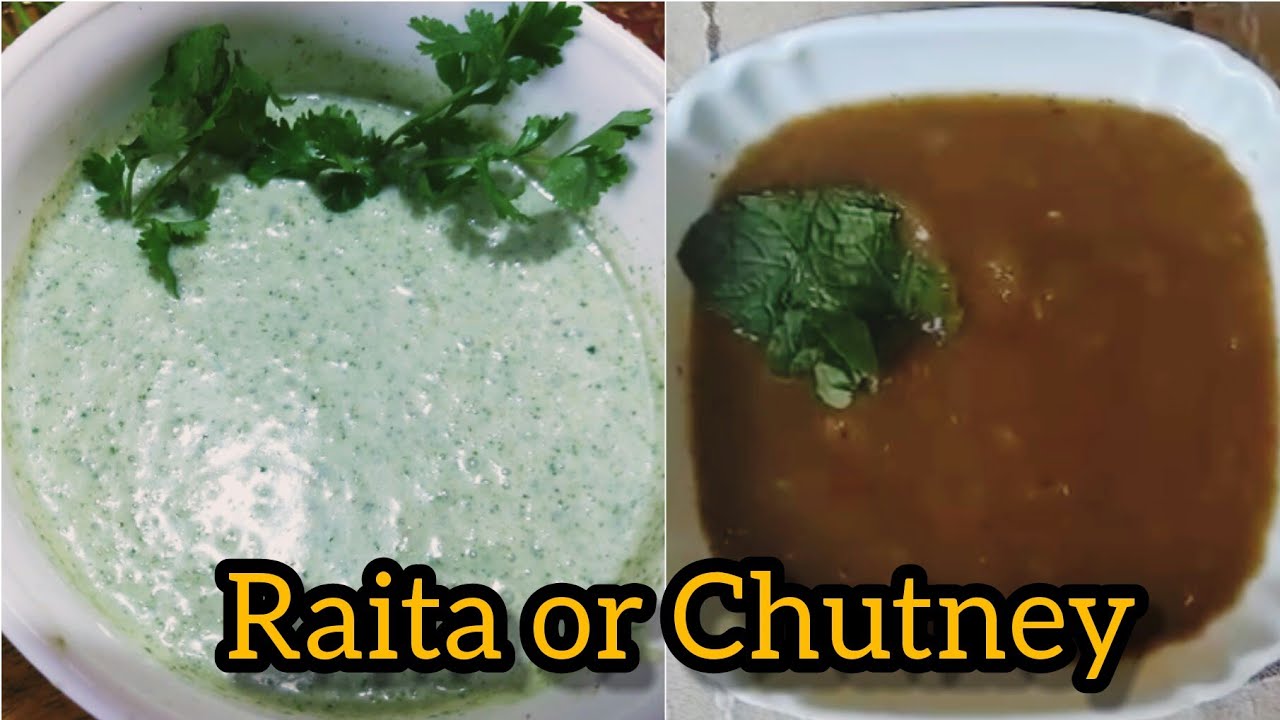BBQ Raita and Chutney Recipe |Restaurant style raita| Imli Aur Pudina ...