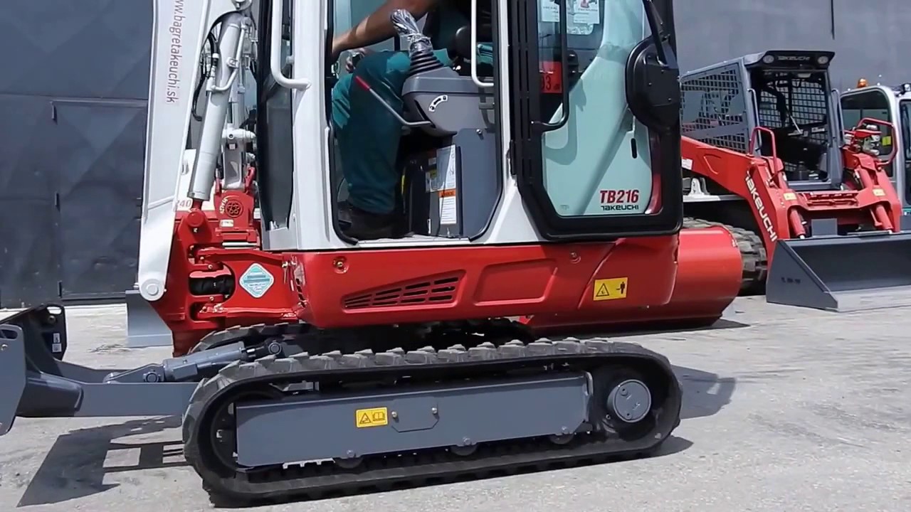 Takeuchi TB216 - YouTube