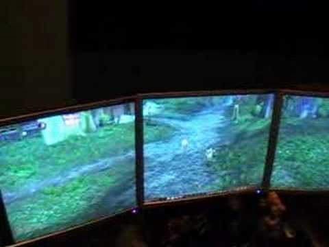 World of Warcraft Triple Monitor play. 3 Monitors! - YouTube