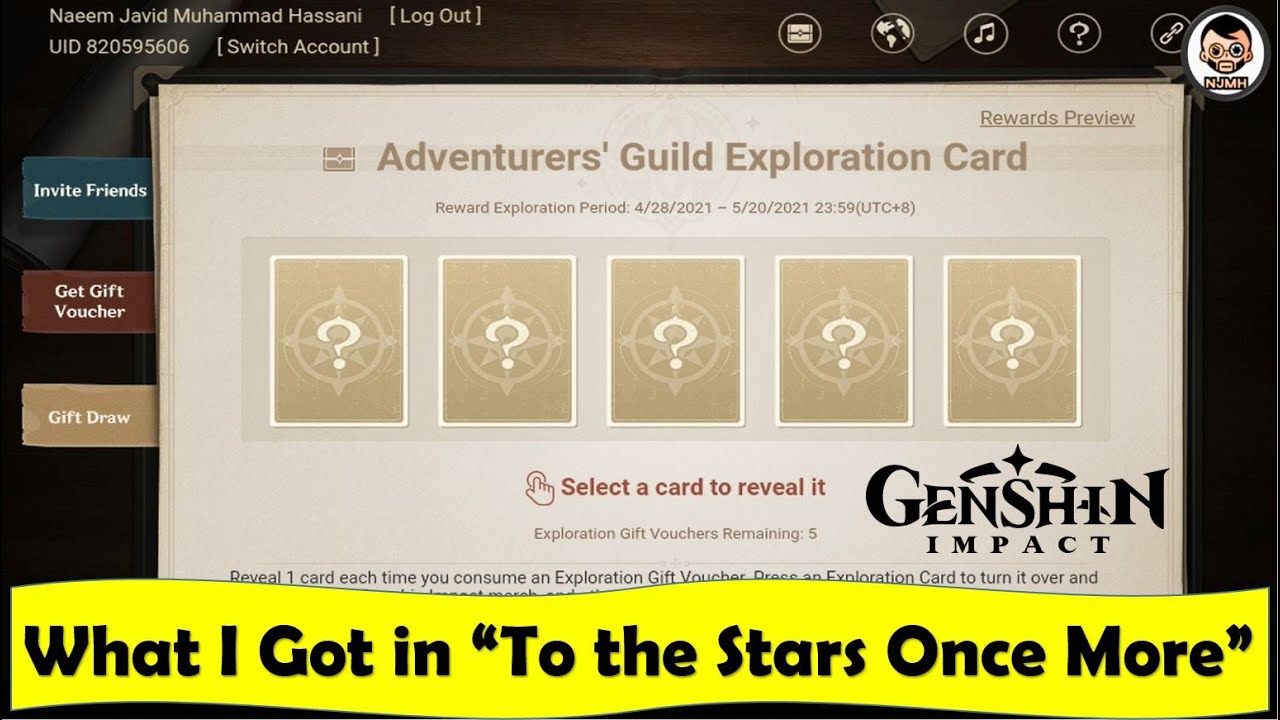 Here is what I got in "Adventurers' Guild Exploration Card" Rewards ...