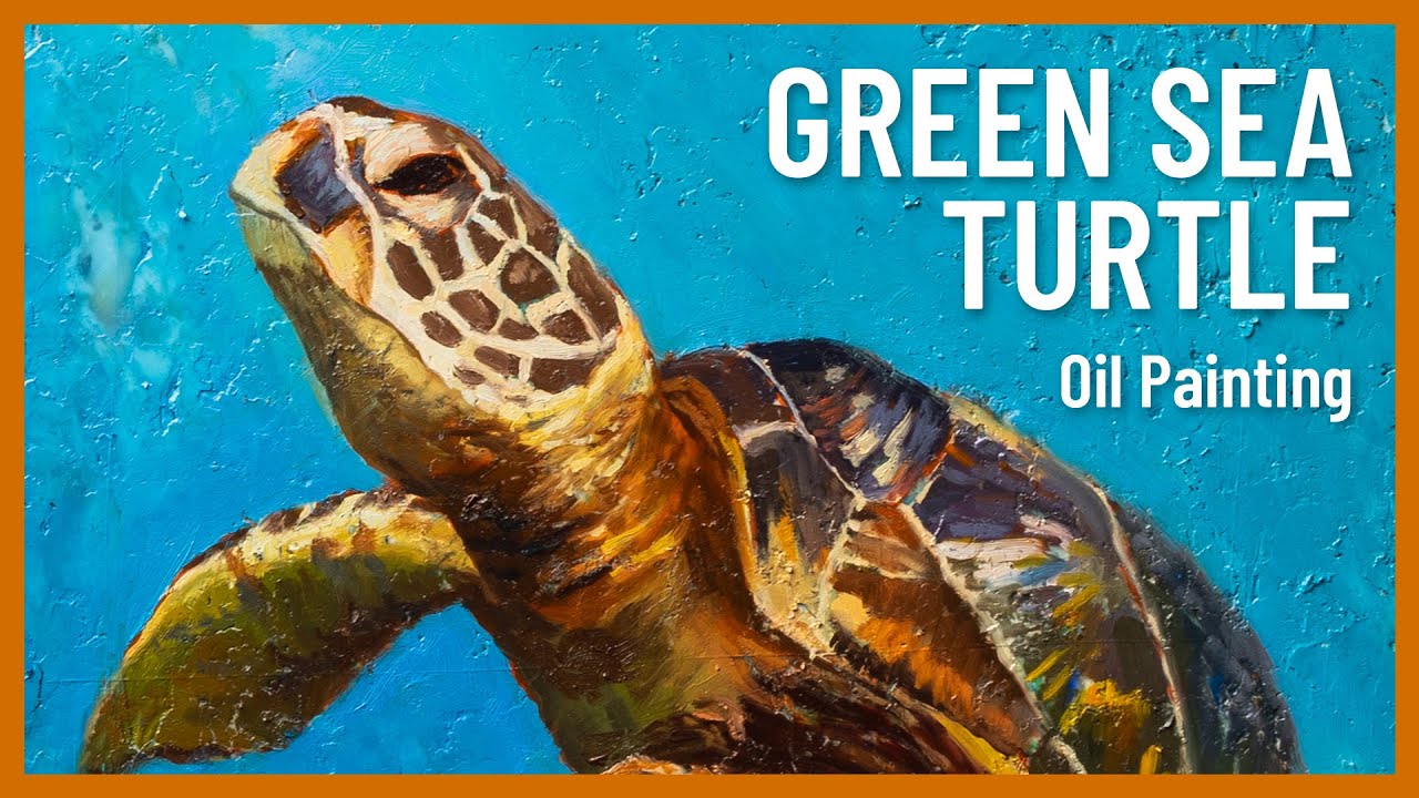 Green Sea Turtle: Cleaning Up the Ocean with Art! - YouTube