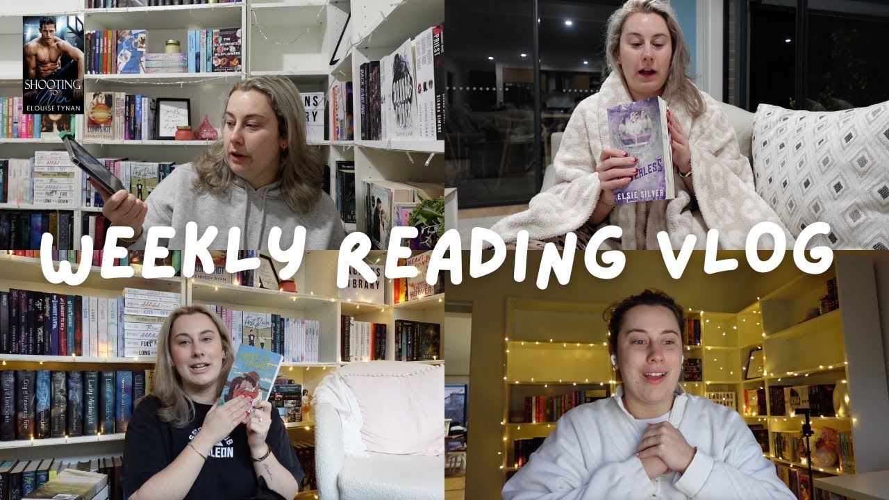 Reading Powerless and Hauling Books | WEEKLY READING VLOG - YouTube