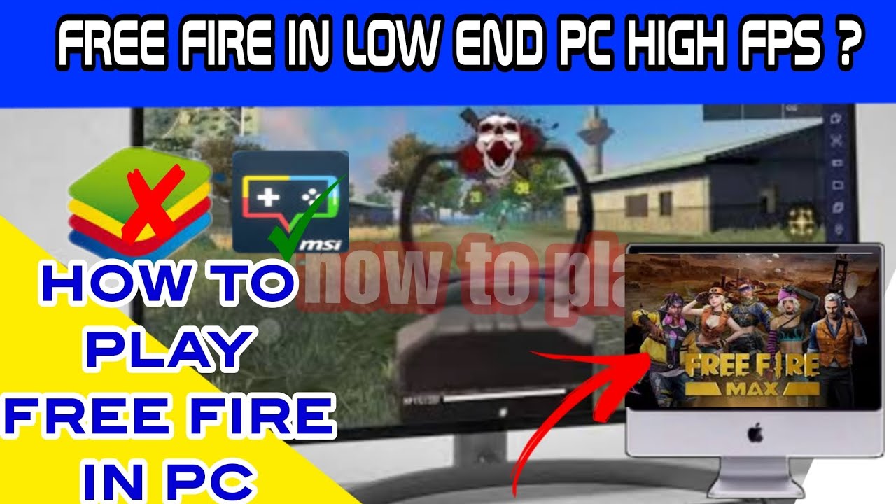 How to Play FREE FIRE in Pc in High FPS - YouTube