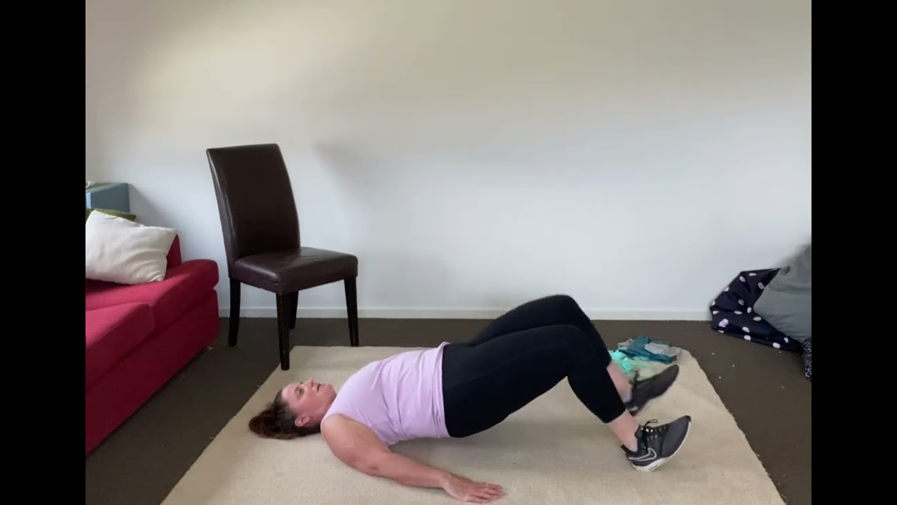 GLUTE BRIDGE WALKOUTS - YouTube