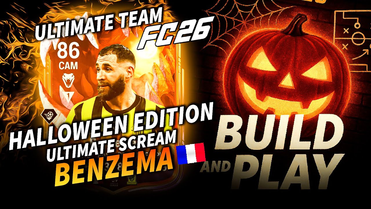 HAPPY HALLOWEEN ! ULTIMATE SCREAM BENZEMA FC26 BUILD & PLAY!! 🔴 - YouTube