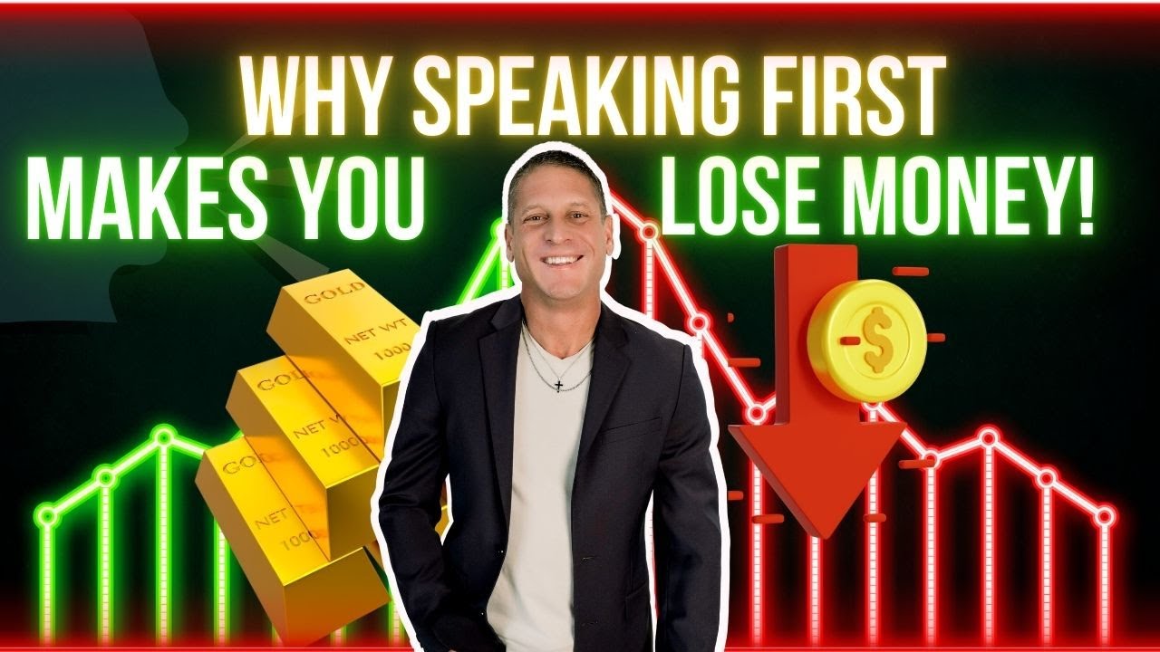 The one who speaks first loses in an negotiation... - YouTube