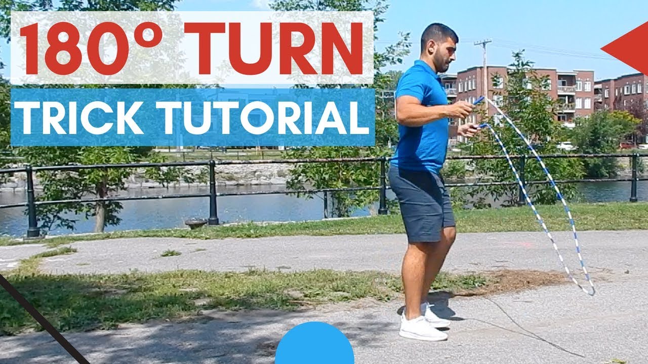 How To Do The 180 Jump Rope Trick - 4 Steps - YouTube