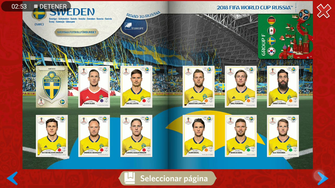PANINI ALBUM DIGITAL COMPLETO! 100% parte 2 - YouTube