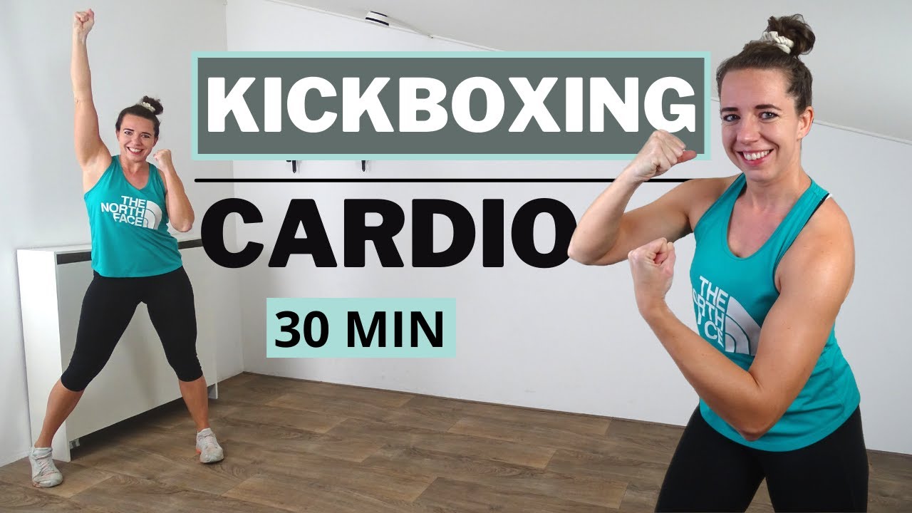 30 Min CARDIO KICKBOXING Workout – Fat Burning Cardio – Low Impact ...