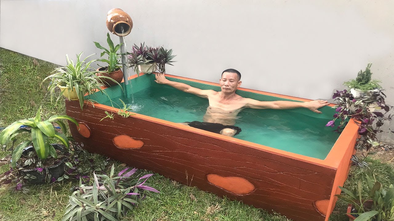 How to Build A Beautiful Swimming Pools Very Easy In Your Garden For ...