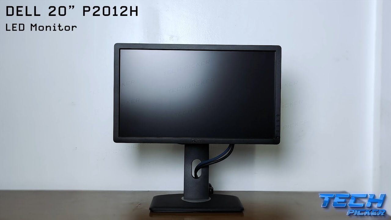 DELL 20" P2012H LED Monitor - YouTube