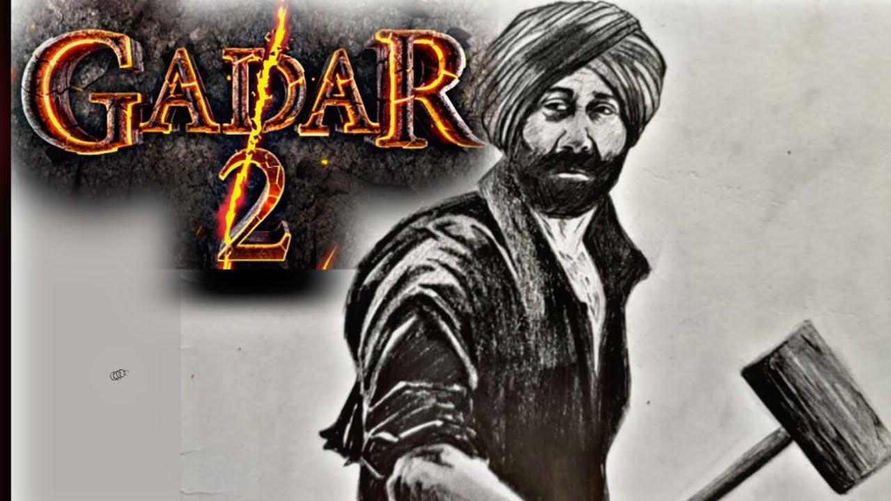 Gadar 2 poster drawing sunny deol #gadar2 #sunnydeol - YouTube