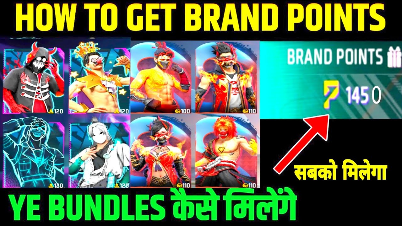 HOW TO GET BRAND POINTS IN FREE FIRE || HOW TO COLLECT BRAND POINTS IN ...