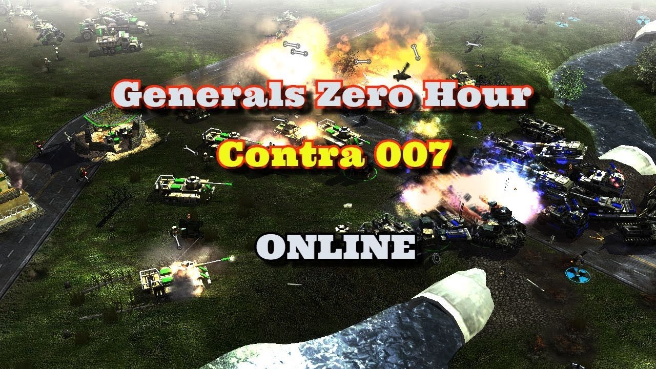 Generals Zero Hour: Contra 007 - Играем по сети - YouTube